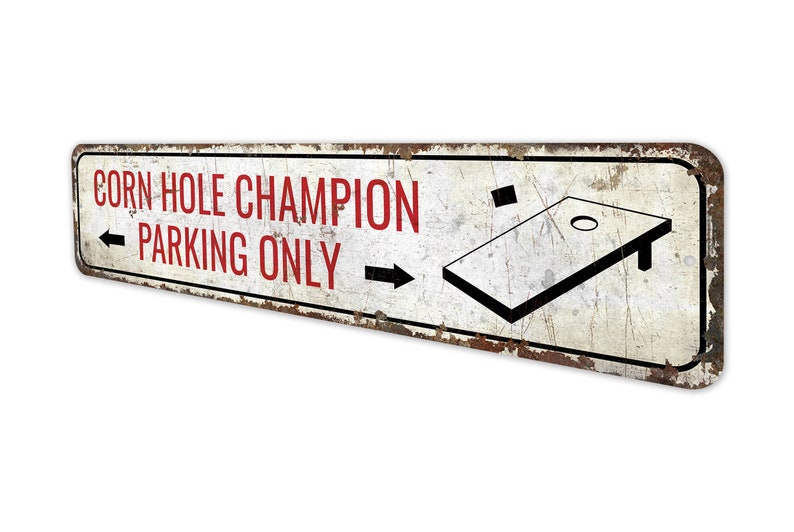 Corn Hole Champion - Corn Champion Sign - Corn Champion Parking ...