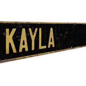 Kayla Name Sign - Children Name Sign - Girls Name Sign - Home Decor ...