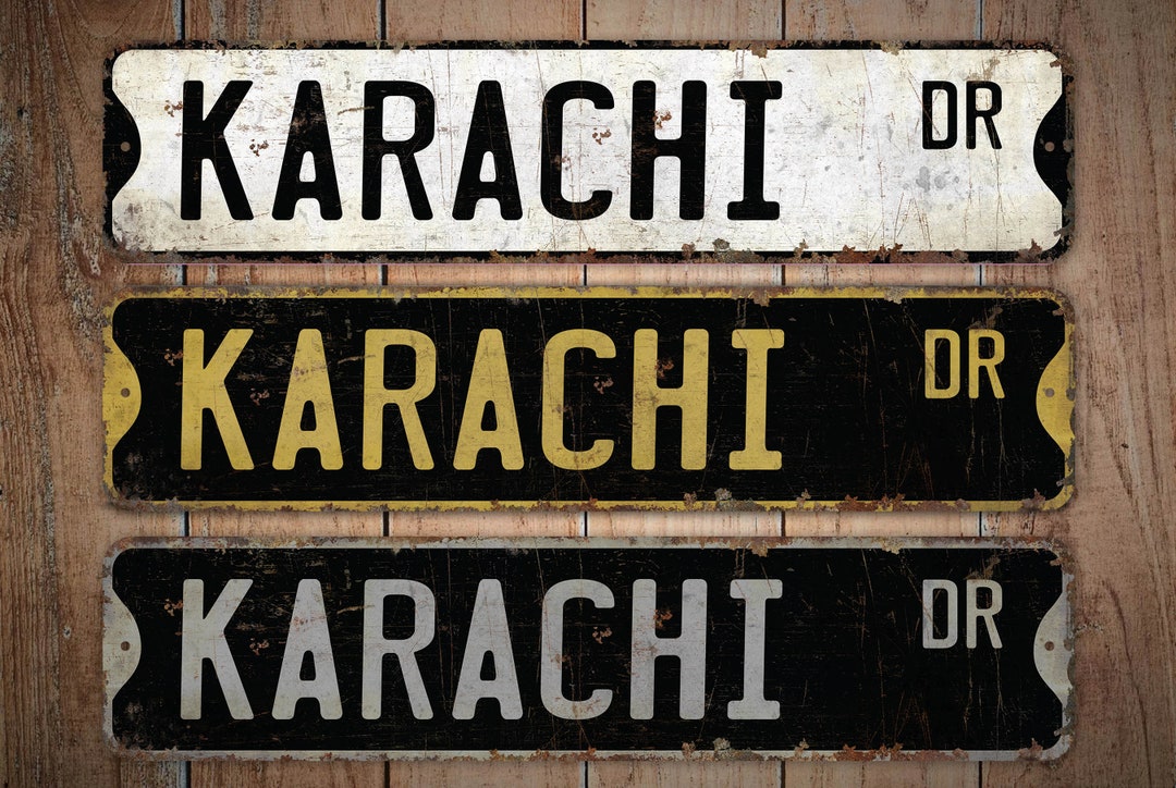 Karachi - Karachi Visitor - Karachi Sign - Karachi Gift - Pakistan City ...