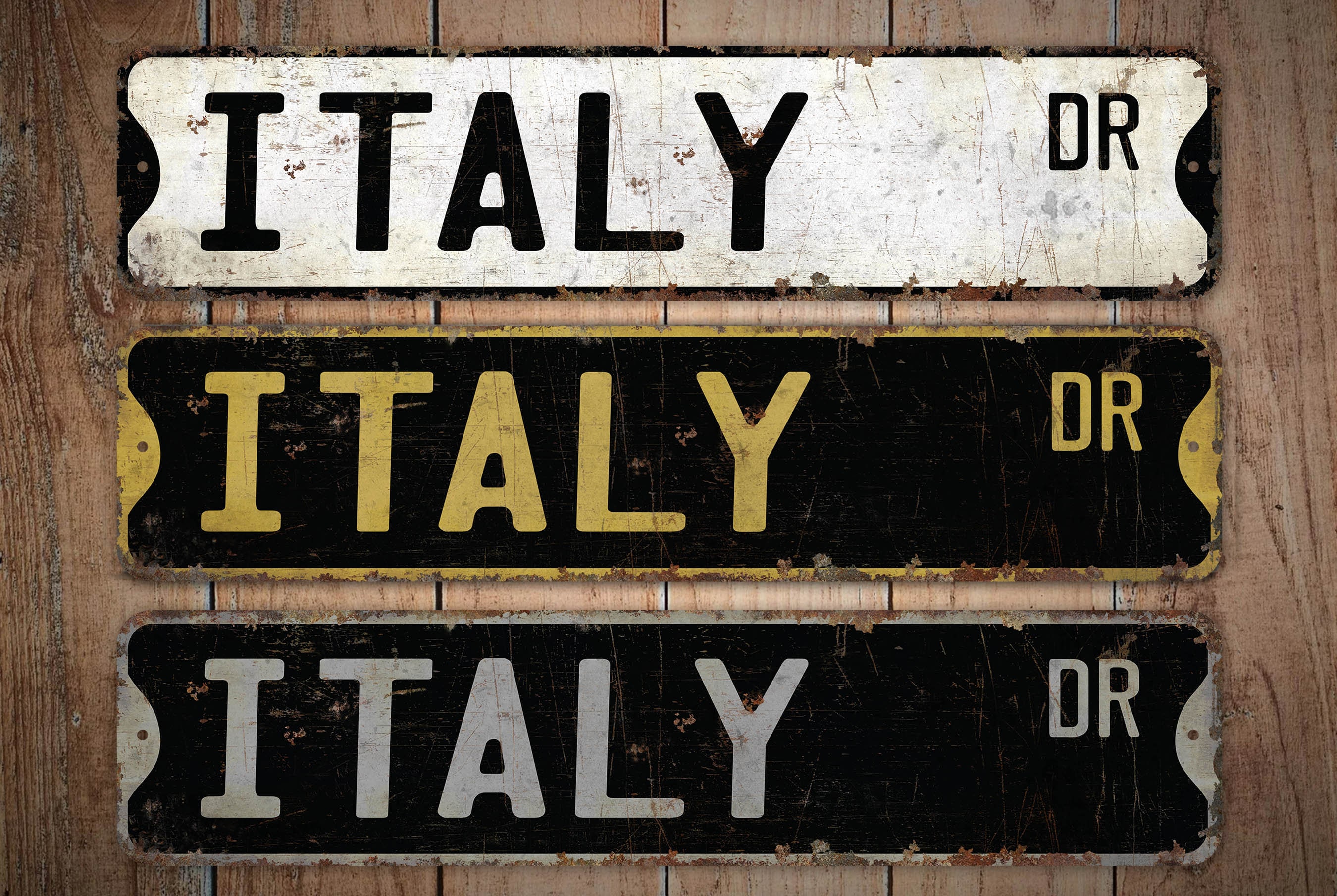 Italian Street Signs