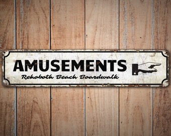 Boardwalk Vintage Metal Sign - Etsy