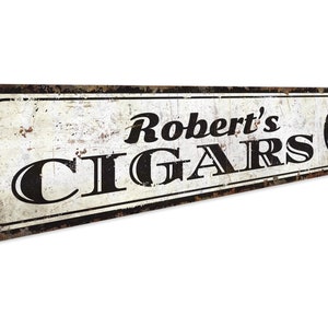 5 Cent Cigar Sign - Custom Cigars Sign - Vintage Style Sign - Cigars 5 ...