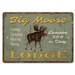 Big Moose Lodge Sign - Camping Lover Gift - Moose Lodge Sign - Moose ...