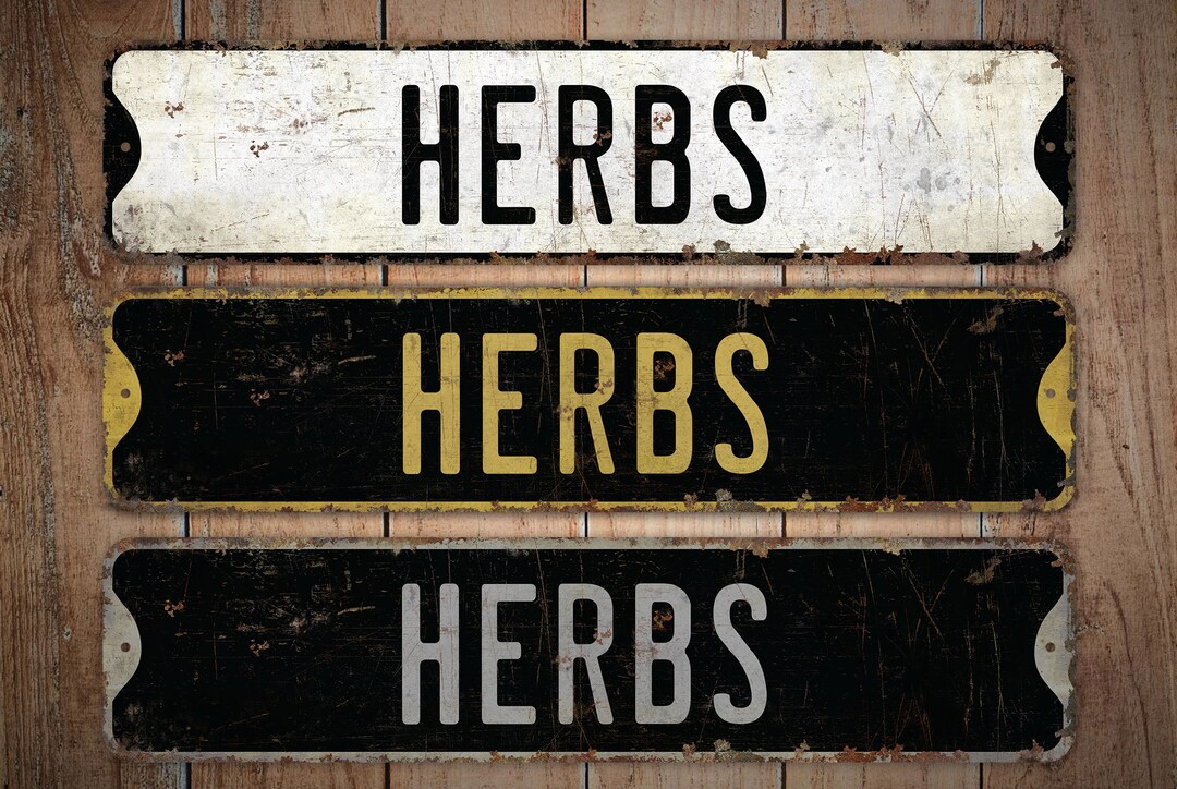 Herbs - Herbs Shop Sign - Herbs Shop Decor - Herbs Decor - Herbs Sign ...