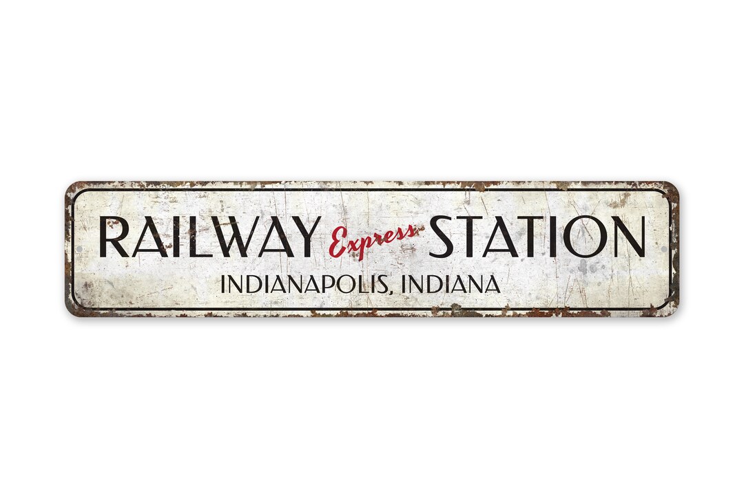Express Station - Express Train Sign - Express Station Sign - Express ...