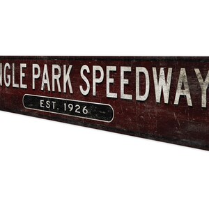 Jungle Park Speedway - Vintage Style Sign - Park Speedway Sign - Park ...