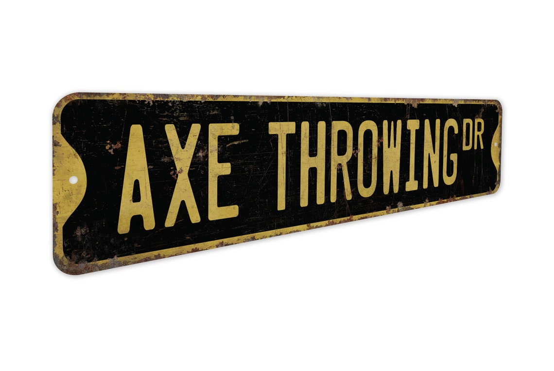 Axe Throwing - Axe Throwing Sign - Axe Throwing Decor - Custom Axe ...