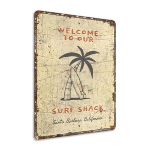 Welcome to Our Surf Shack Sign - Surf Shack Decor - Surf Shack Sign ...