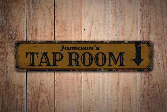 Tap Room Sign Tap Room Custom Tap Room Tap Room | Etsy