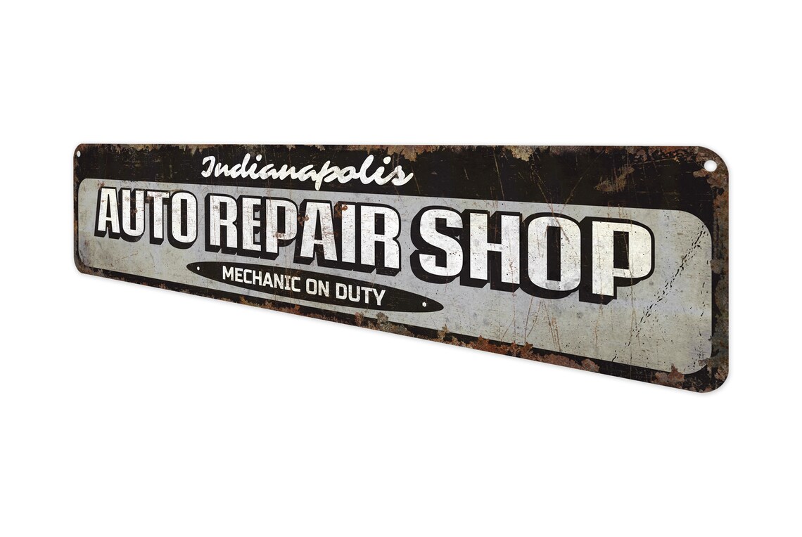 Auto Repair Shop - Repair Shop Decor - Vintage Style Sign - Auto Repair ...