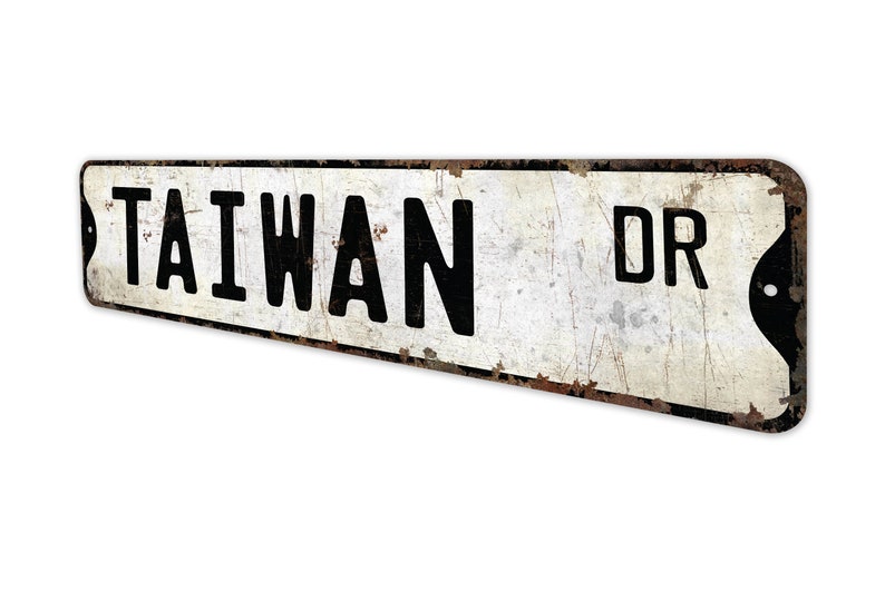 Taiwan - Taiwan Sign - Taiwan Decor - Vintage Style Sign - Custom ...