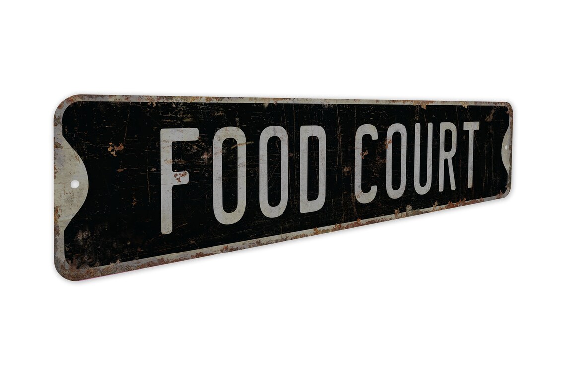 Food Court - Food Court Sign - Food Court Decor - Custom Food Court ...