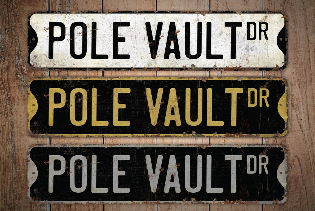 Pole Vault - Pole Vault Sign - Pole Vault Game - Pole Vault Decor ...