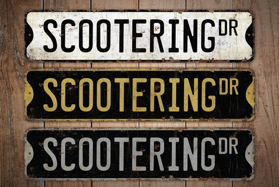 Scootering Scootering Sign Scootering Game Custom - Etsy