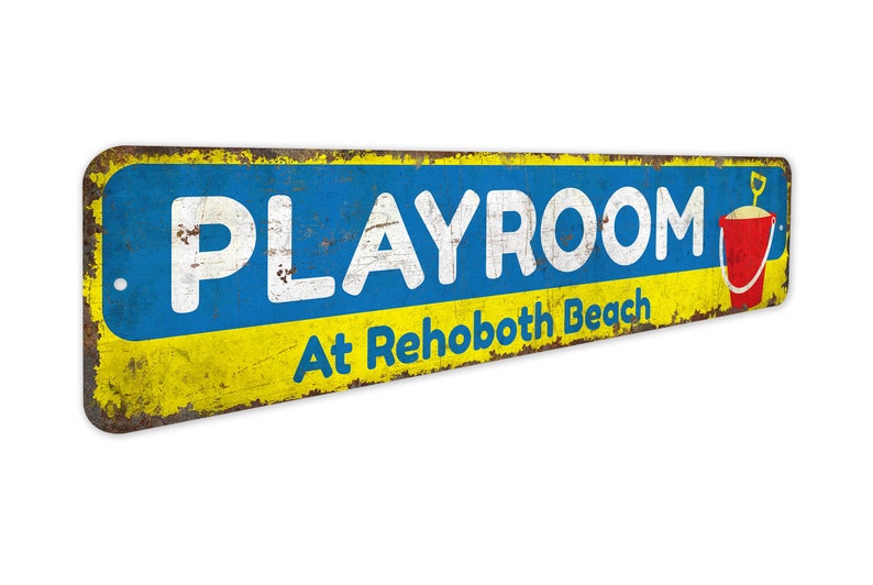 Playroom Sign - Kids Room Sign - Kids Room Decor - Vintage Style Sign ...