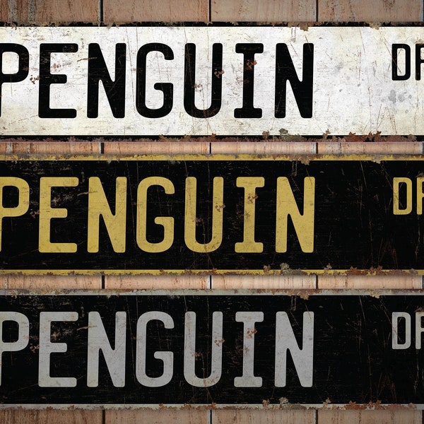 Penguin Decor - Etsy