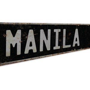 Manila - Manila Sign - Manila Gift - Philippines City - Manila Visitor ...