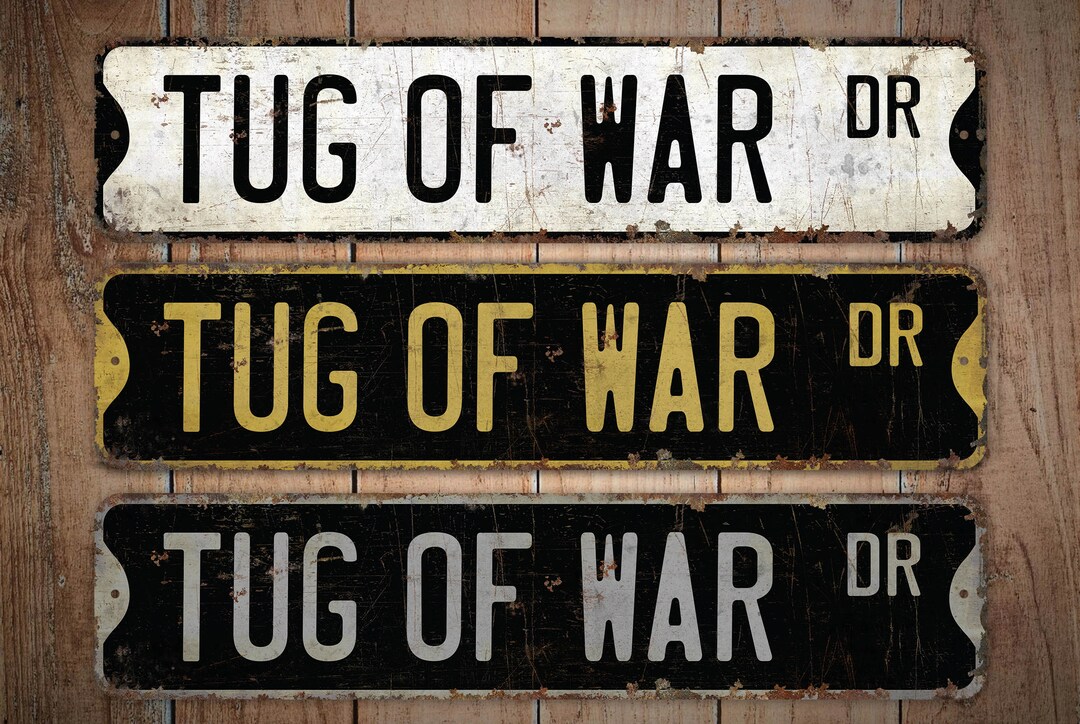 Tug of War - Tug of War Sign - Custom Tug of War - Tug of War Decor ...