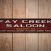 Custom Saloon Sign Custom Saloon Decor State Saloon Sign City Saloon ...