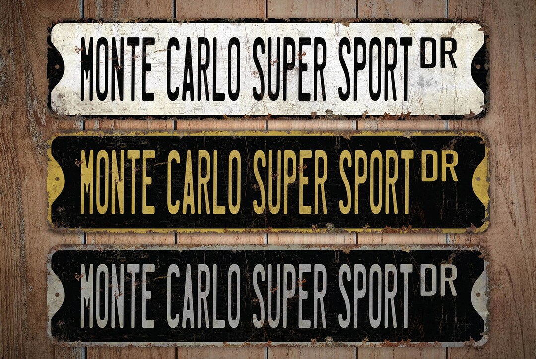Monte Carlo Super Sport - Monte Carlo Sign - Super Sport Sign - Monte ...