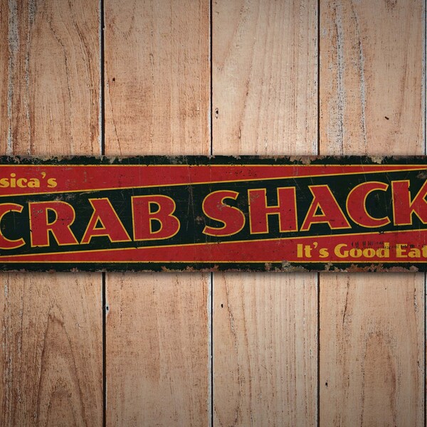 Crab Shack Sign - Etsy