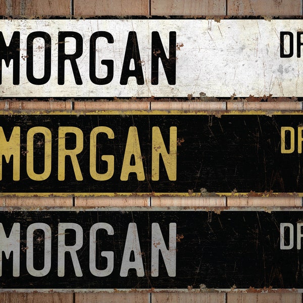 Morgan Vintage Sign - Etsy