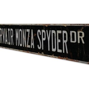Corvair Monza Spyder - Corvair Monza Sign - Classic Car Sign - Corvair ...