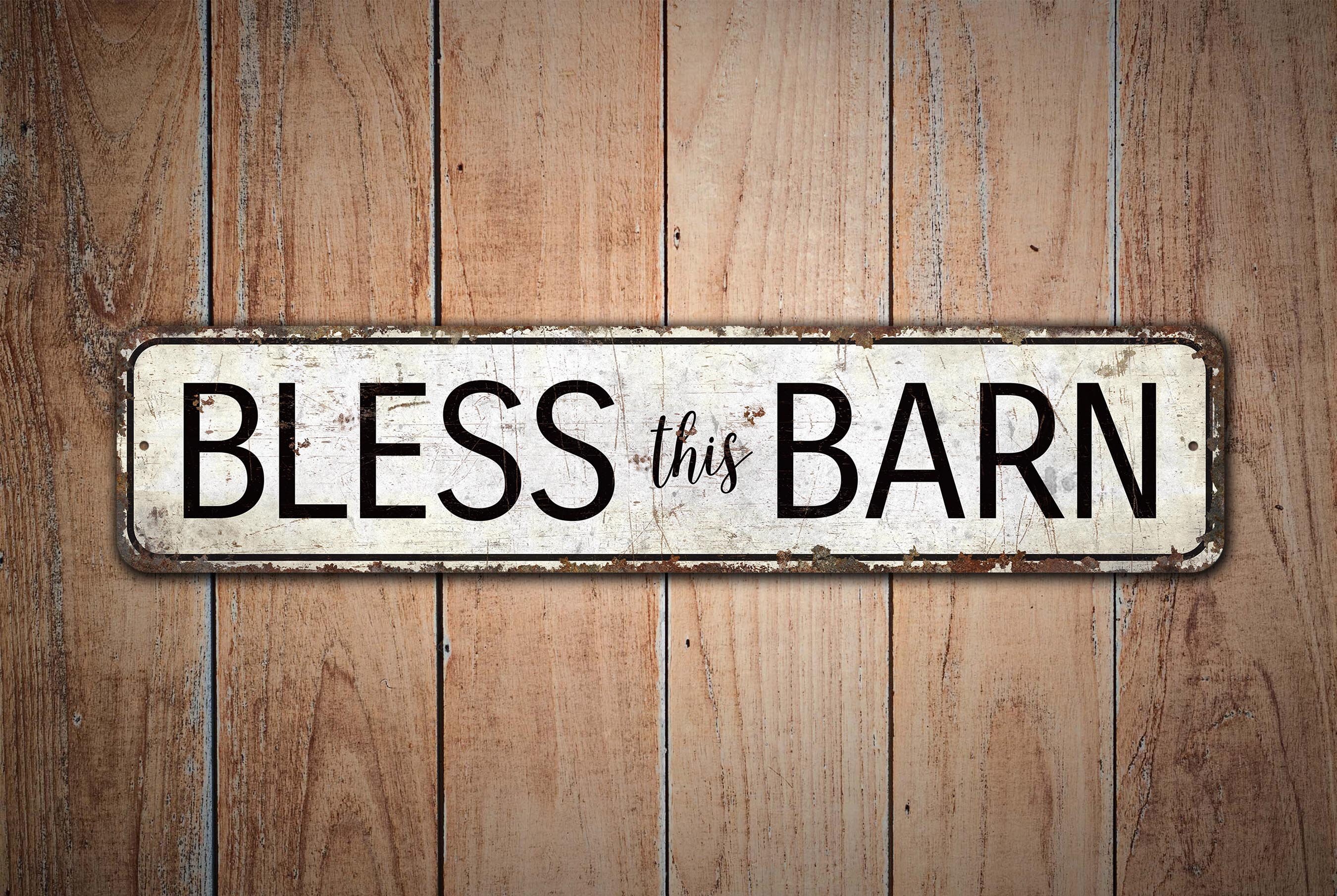 Bless This Barn Sign - Bless This Barn - Barn Decor - Barn Sign - Barn ...