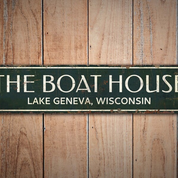 Boat House Sign - Etsy