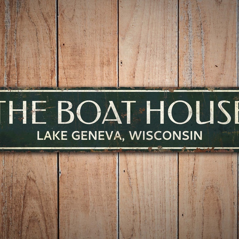Boat House Sign - Etsy