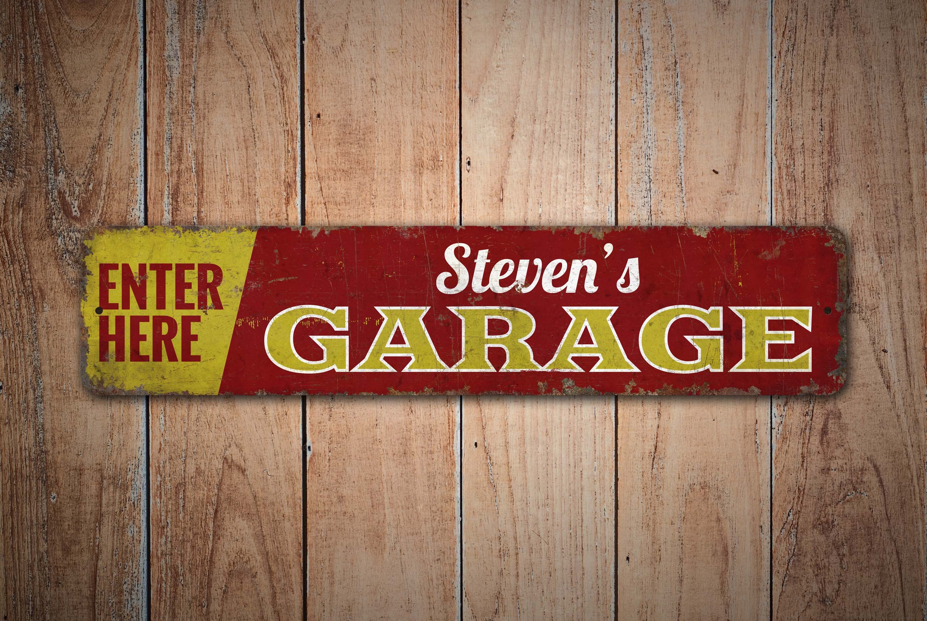 Garage Enter Here Enter Here Sign Garage Entrance Sign - Etsy