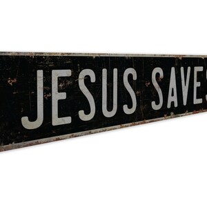 Jesus Saves - Jesus Saves Sign - Jesus Saves Decor - Vintage Style Sign ...