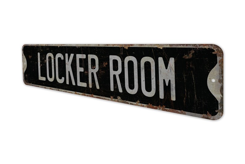 Locker Room Locker Room Sign Locker Room Decor Vintage - Etsy