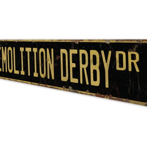Demolition Derby - Demolition Derby Sign - Derby Game - Derby Decor ...