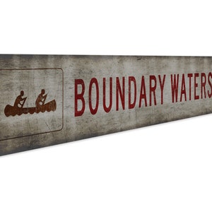 Boundary Waters Arrow Sign - Boundary Waters Sign - Custom Directional ...