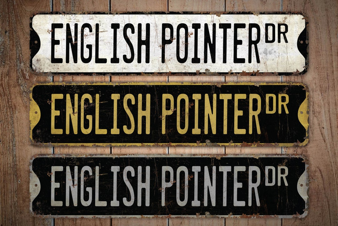 English Pointer - English Pointer Sign - English Pointer Decor ...