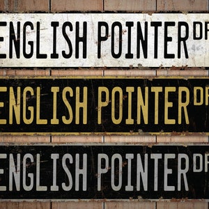 English Pointer - English Pointer Sign - English Pointer Decor ...