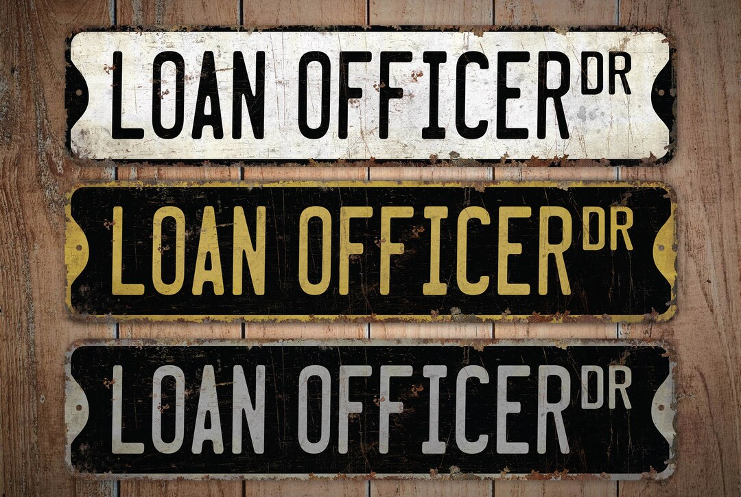 Loan Officer - Loan Officer Sign - Loan Officer Decor - Vintage Style ...