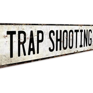 Trap Shooting - Trap Shooting Sign - Shooting Game Sign - Custom Trap ...
