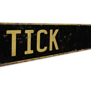 Tick - Tick Sign - Tick Decor - Tick Lover Gift - Custom Street Sign ...