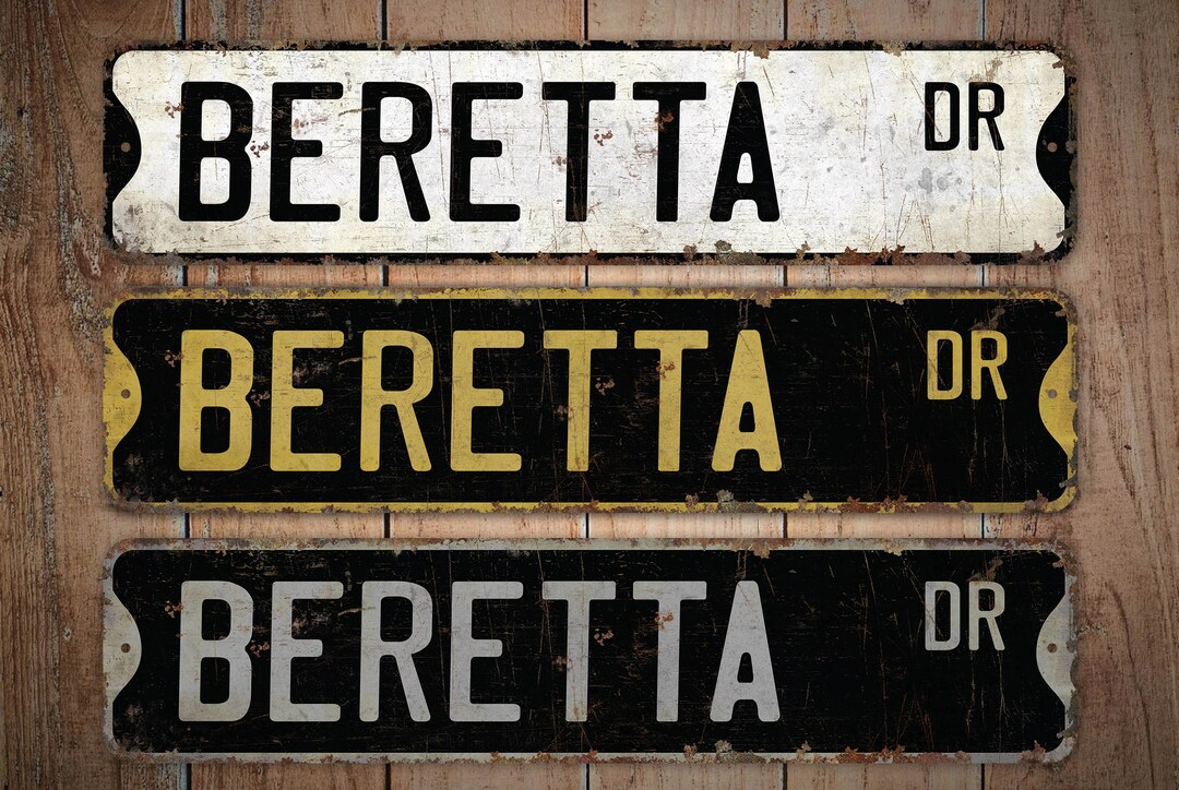 Beretta Sign - Chevrolet Beretta Sign - Chevrolet Beretta Owner ...