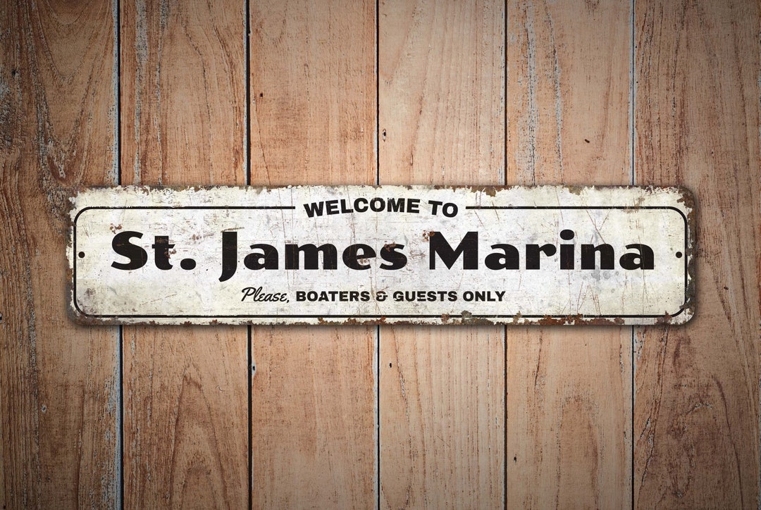 Boaters and Guests - Guests Only Sign - Boaters Only Sign - Custom ...