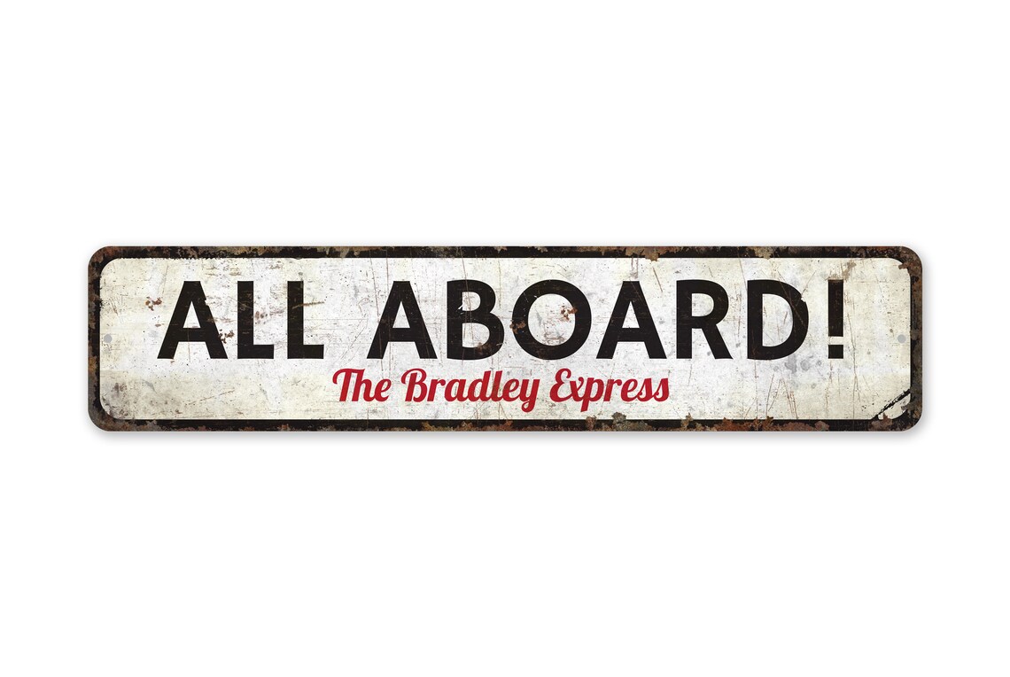 All Aboard All Aboard Sign Express Train Sign Express | Etsy