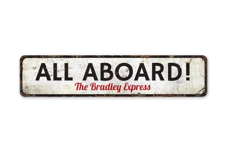 All Aboard All Aboard Sign Express Train Sign Express - Etsy