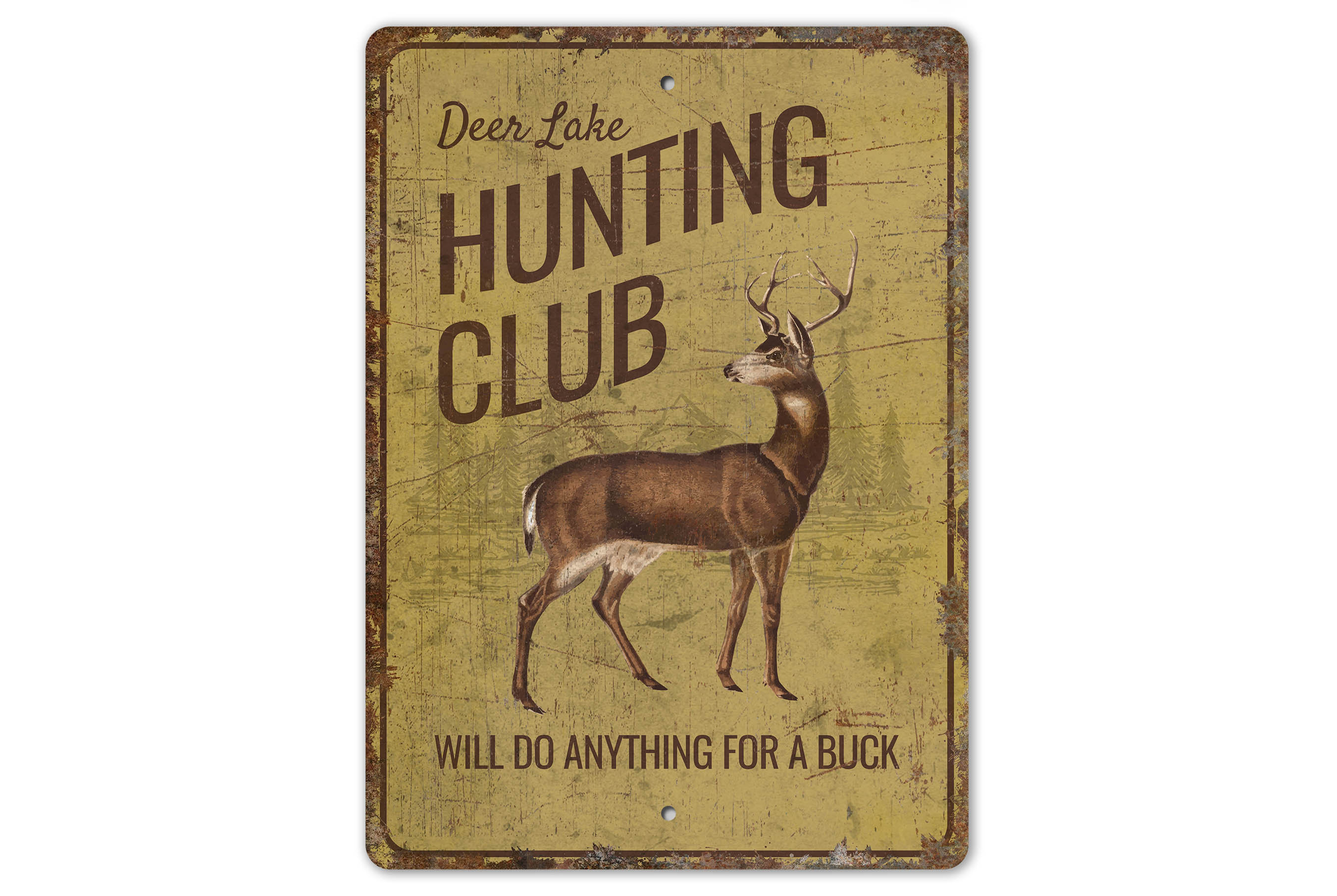 Hunting Club Sign - Hunting Club Decor - Hunting Club - Hunting Lover ...