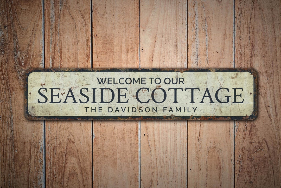 Seaside Cottage - Seaside Cottage Sign - Seaside Cottage Decor ...