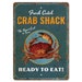 Crab Shack Sign - Seafood Restaurant Sign - Seafood Sign - Fresh Crab ...