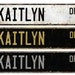 Kaitlyn Name Sign Children Name Sign Name Sign Home Decor Vintage Style ...