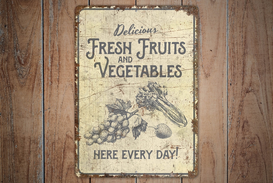 Delicious Fruits - Delicious Fruits Sign - Fruit Shop Decor - Fruit ...