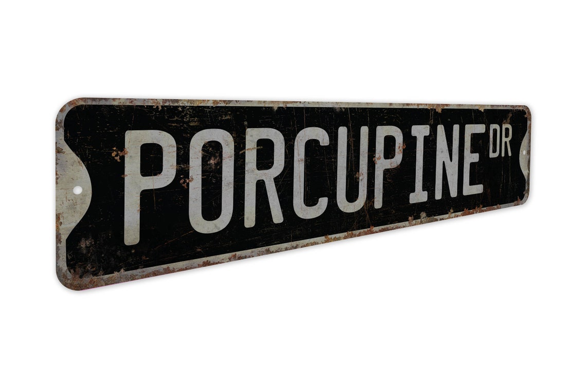 Porcupine - Porcupine Sign - Porcupine Decor - Porcupine Gift - Custom ...